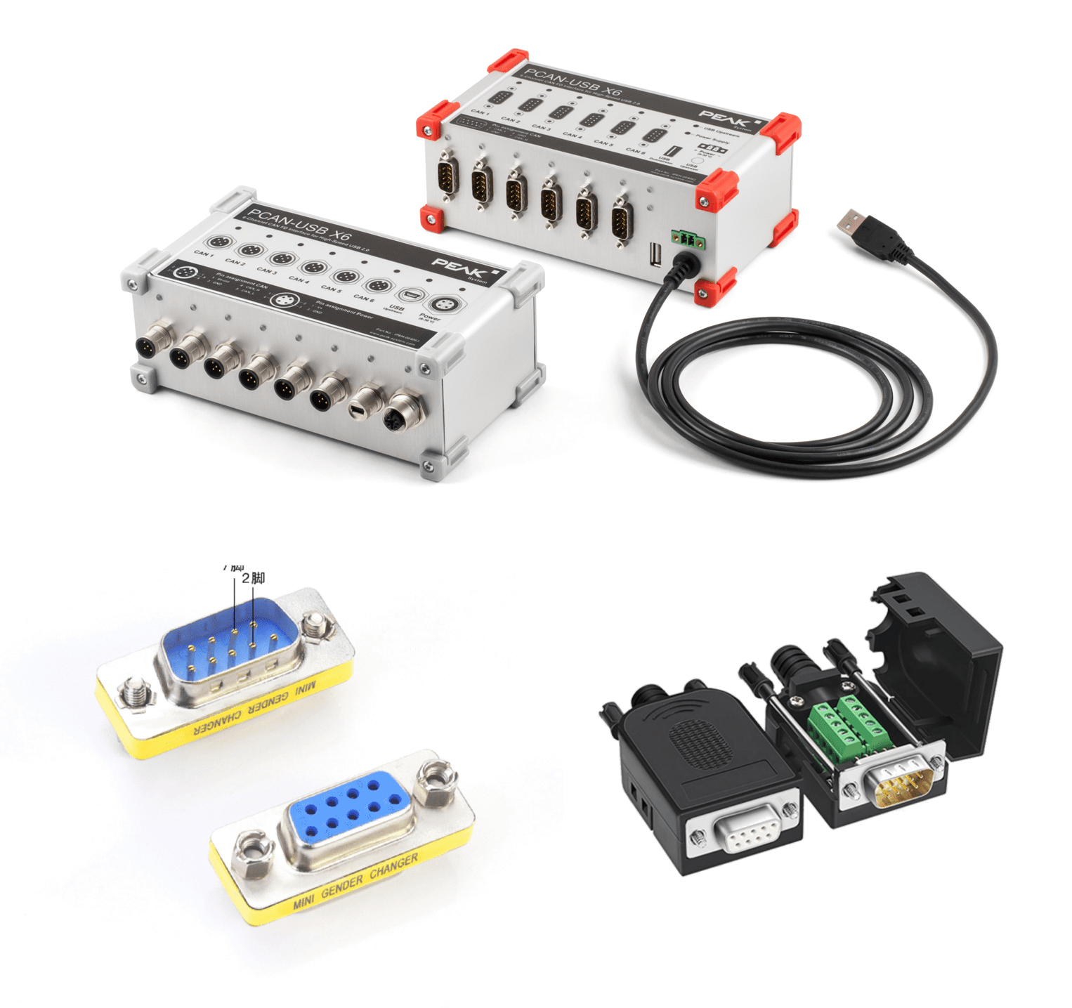CAN(FD)/LIN总线接口配件套装 - 虹科智能互联