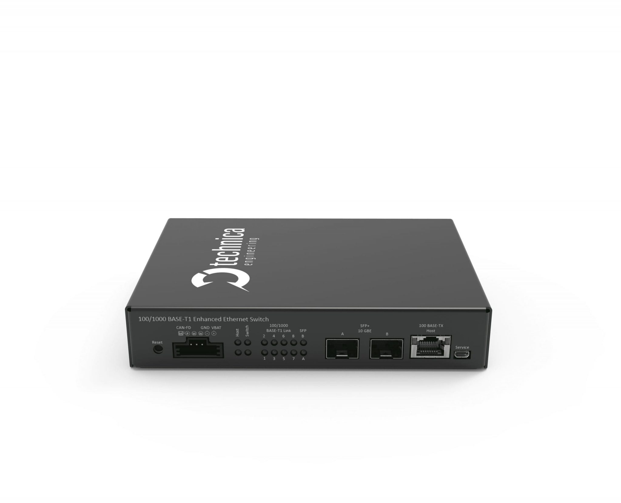 千兆车载以太网交换机 h-mtd 连接器 - 虹科智能互联