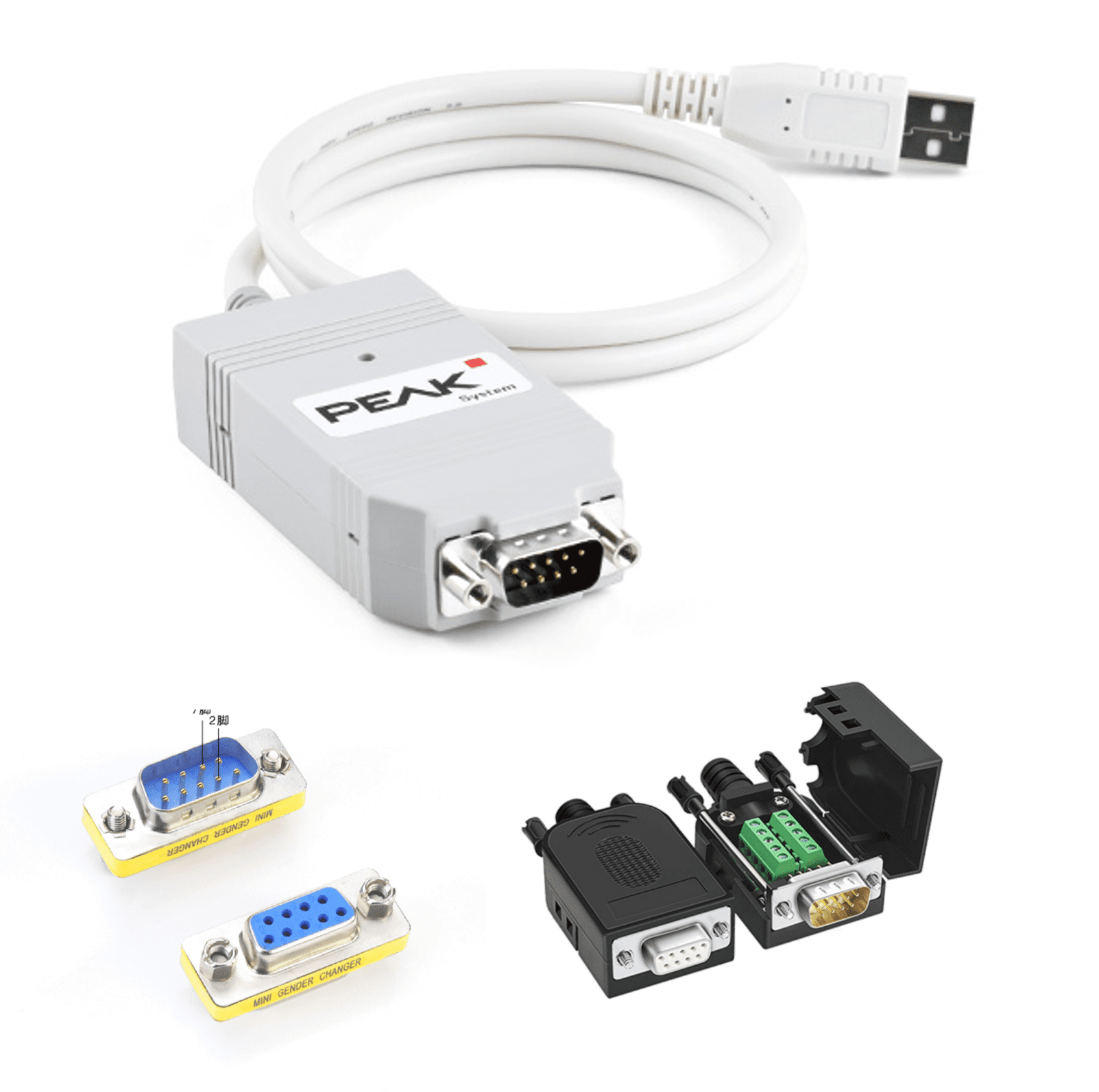 PCAN-USB-CAN转USB接口卡|汽车CAN工具|工业CAN通讯 - 虹科智能互联