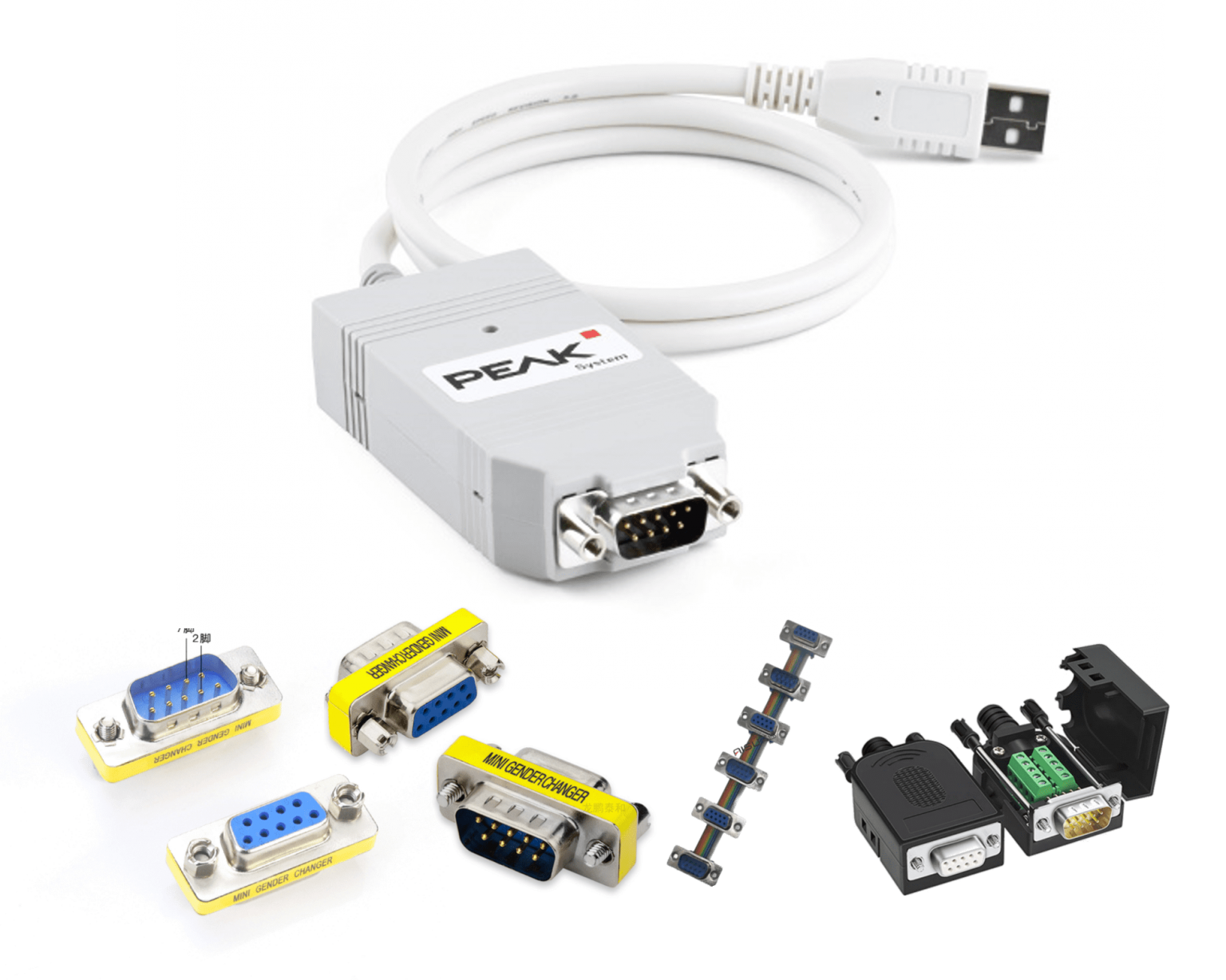 PCAN-USB-CAN转USB接口卡|汽车CAN工具|工业CAN通讯 - 虹科智能互联