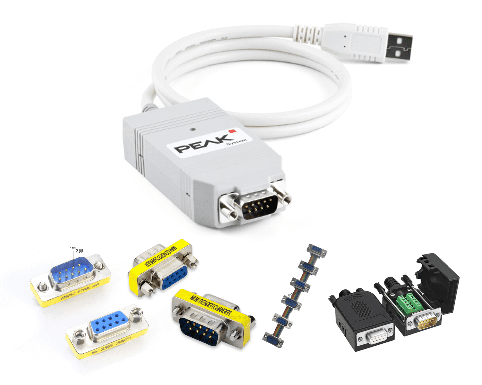 PCAN-USB-CAN转USB接口卡|汽车CAN工具|工业CAN通讯 - 虹科智能互联