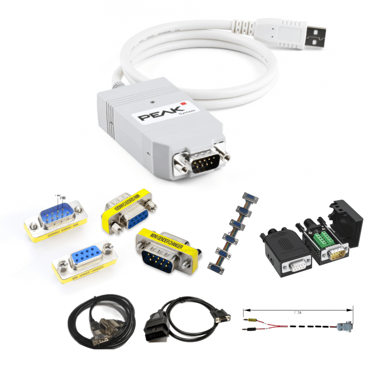 PCAN-USB-CAN转USB接口卡|汽车CAN工具|工业CAN通讯 - 虹科智能互联