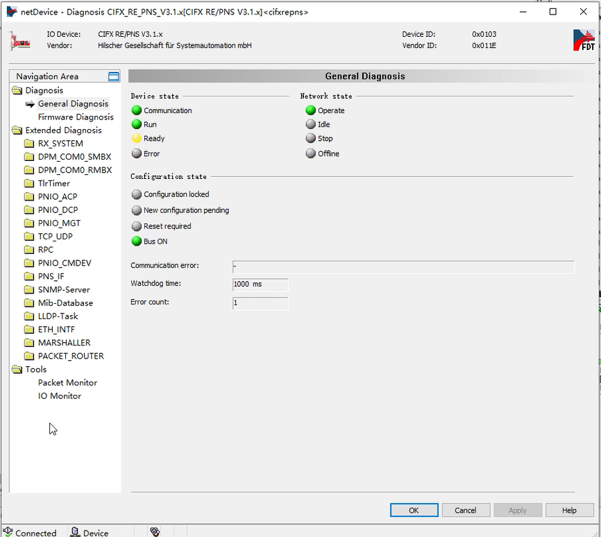 HK-CIFX板卡作为PROFINET从站的基本使用举例 - 虹科智能互联